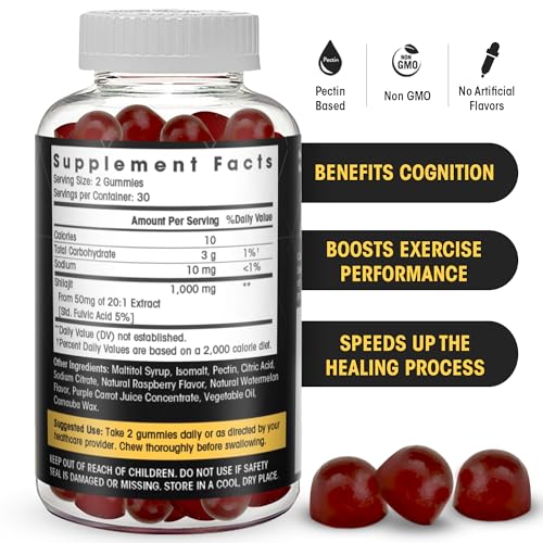 natural shilajit gummies for vitality