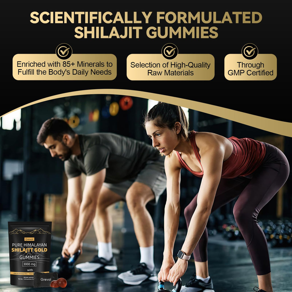 Natural shilajit gummies for wellness