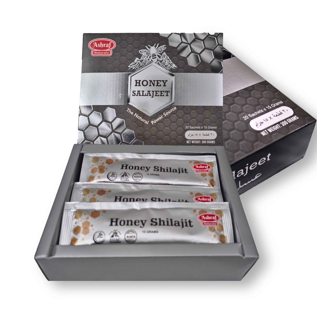 Natural Shilajit honey sticks for energy