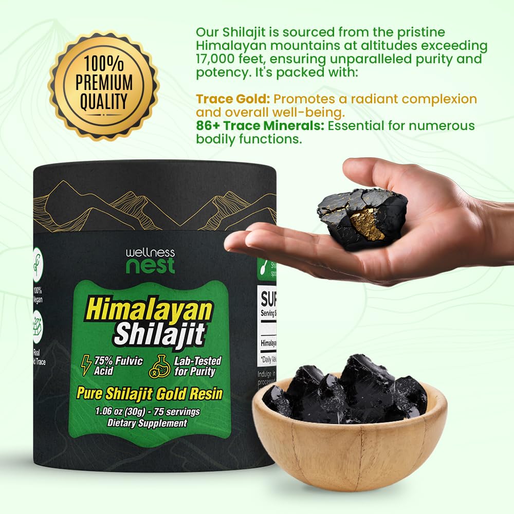 natural shilajit resin for wellness