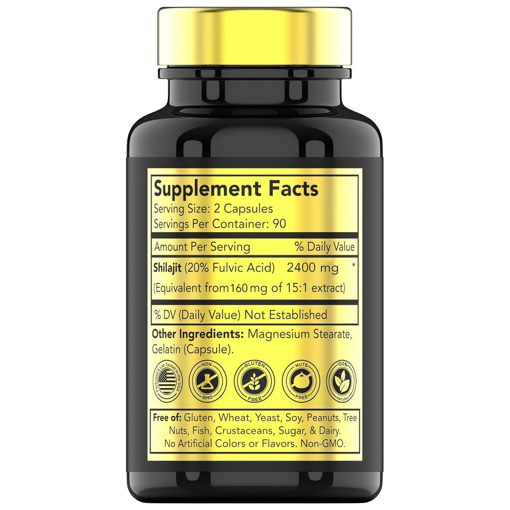 natural shilajit resin supplement benefits