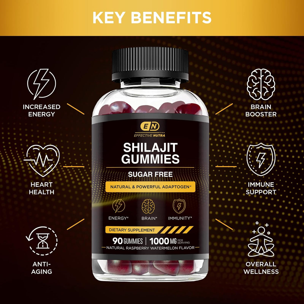 Natural shilajit resin supplement benefits