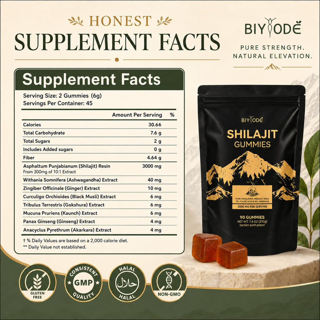 natural shilajit resin supplement