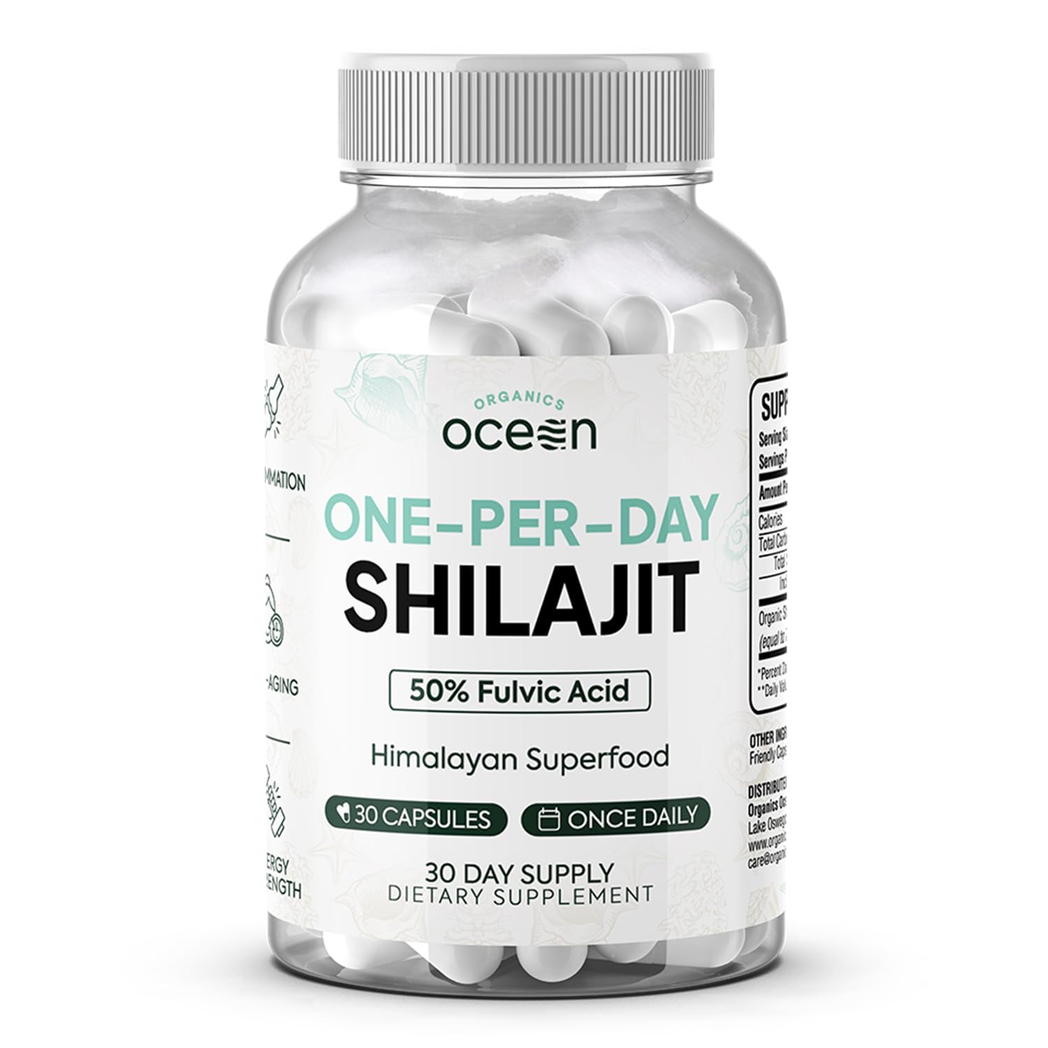 natural shilajit supplement capsules