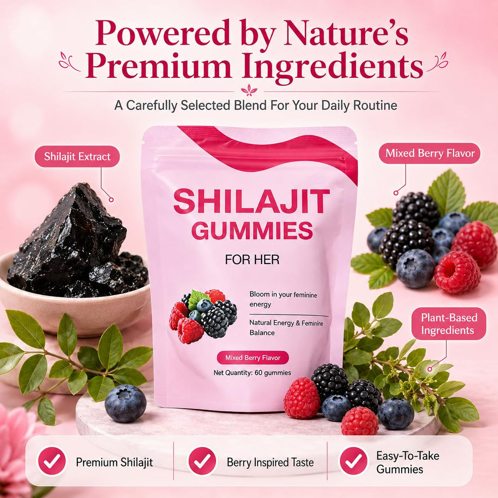 Natural Shilajit supplement for vitality