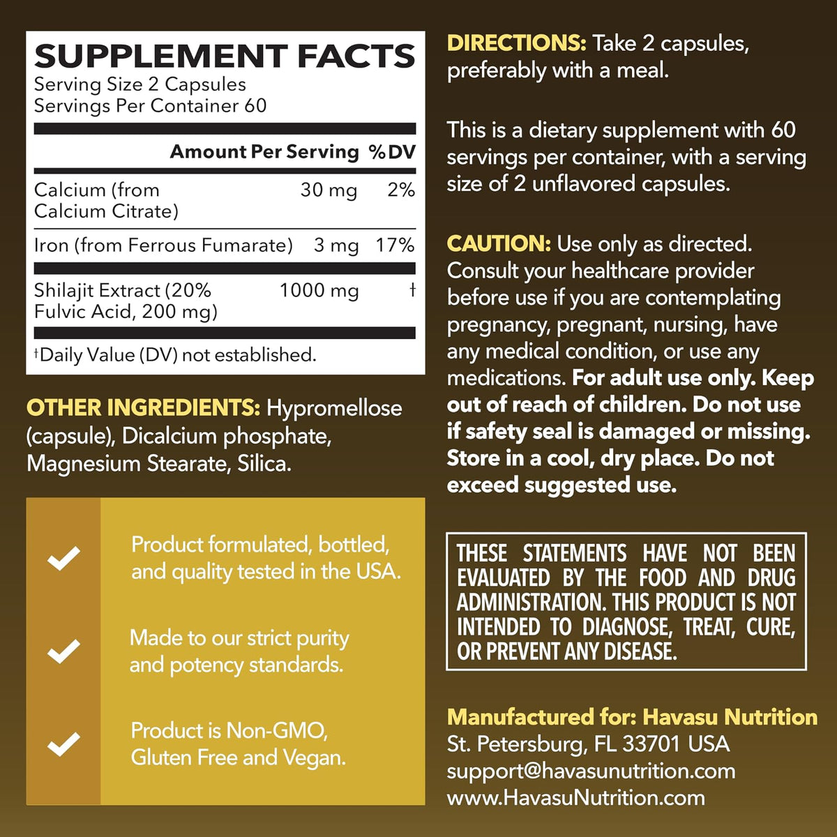 natural shilajit supplement for wellness