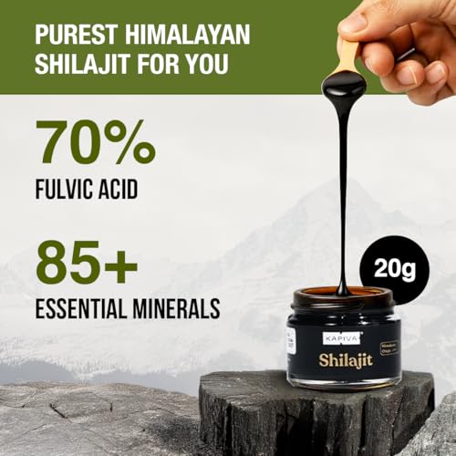 natural shilajit with trace minerals
