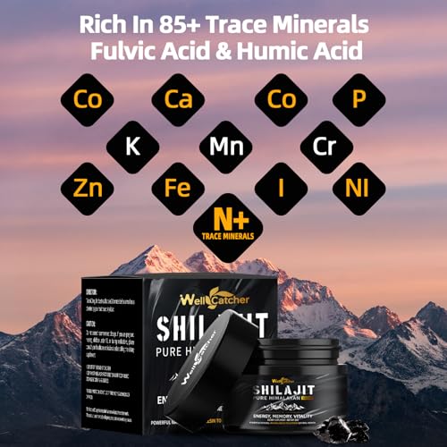 natural shilajit with trace minerals