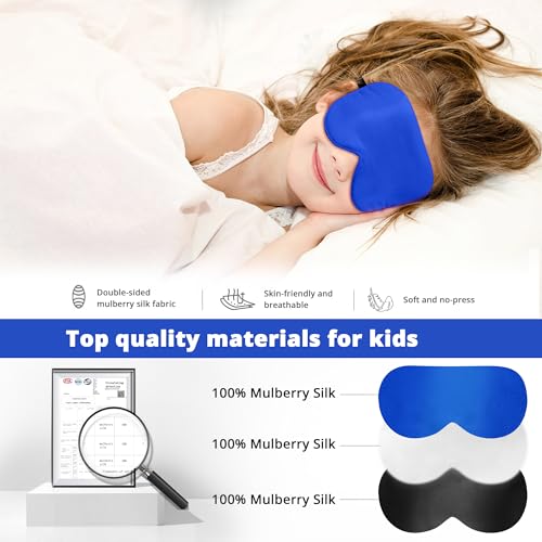 natural silk eye cover for children