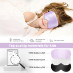 natural silk sleep mask for kids