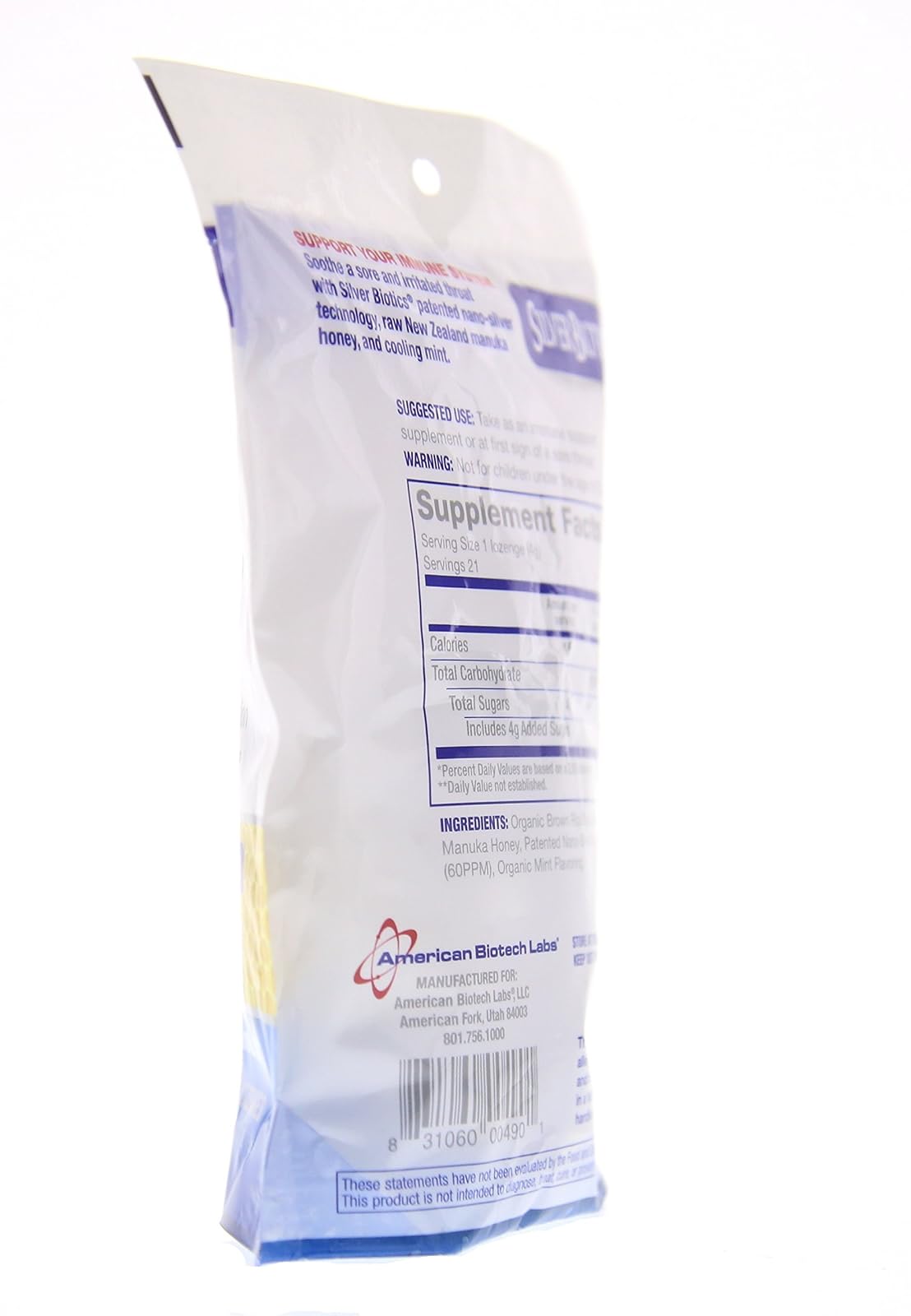 natural silver lozenges for daily wellness