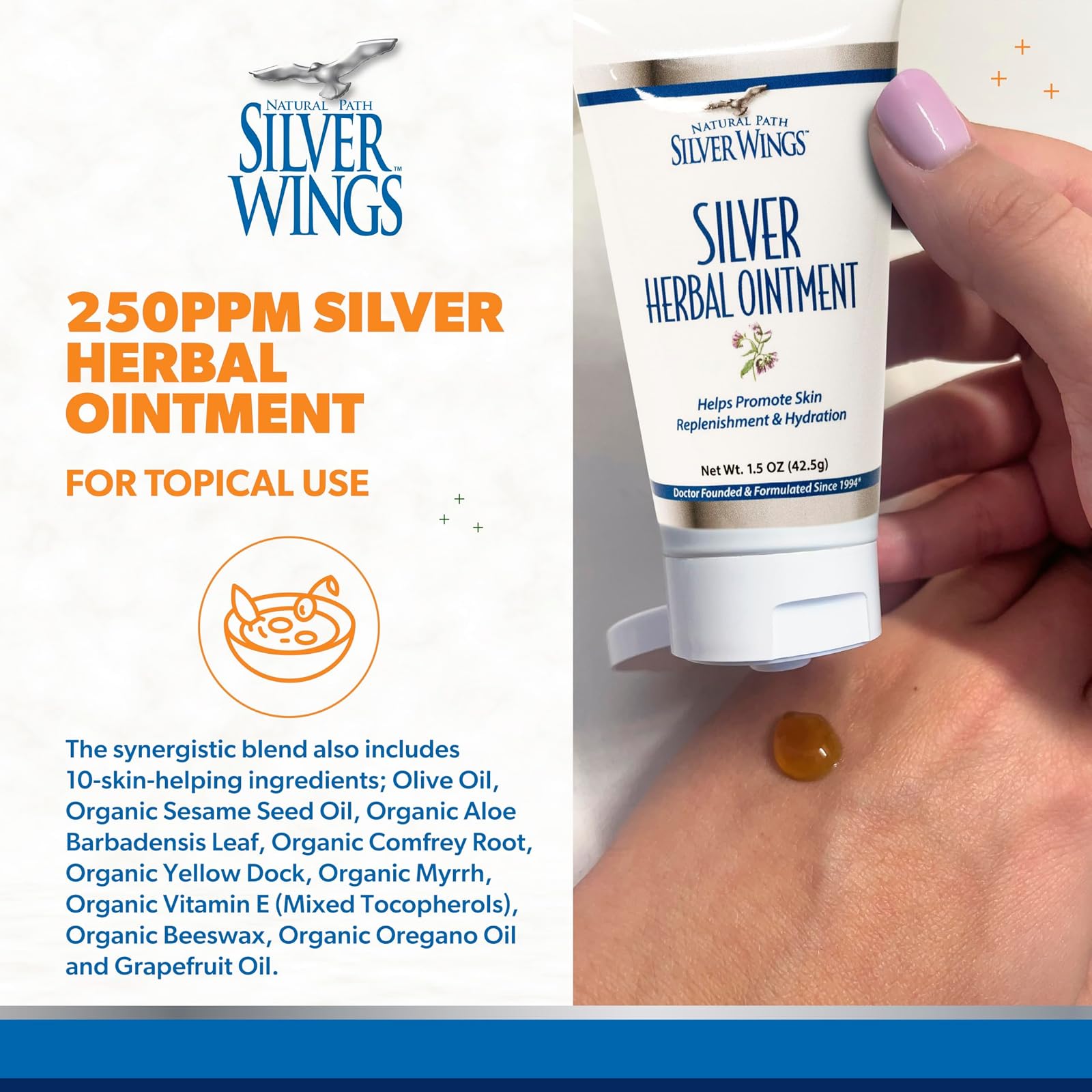 natural silver ointment for wounds