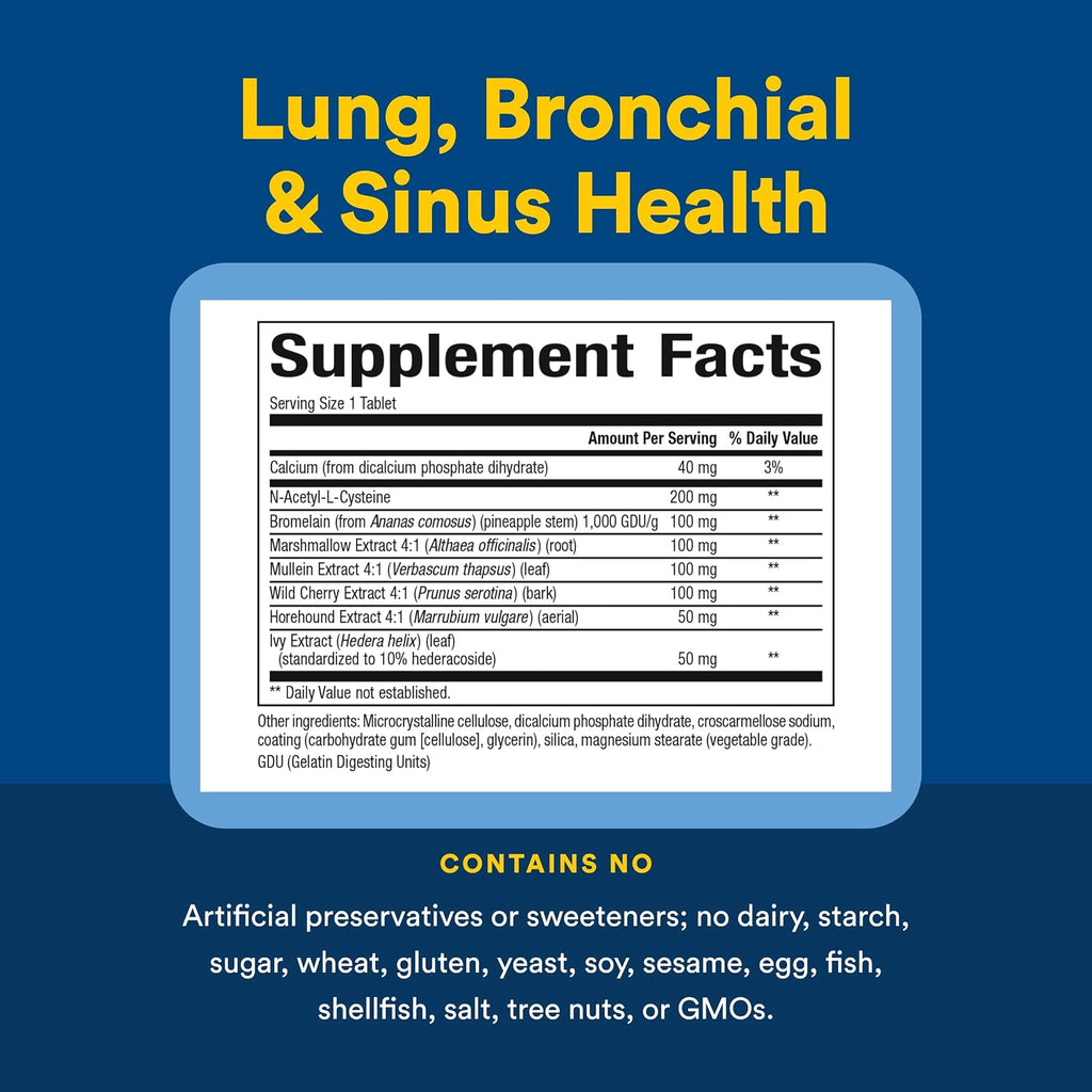natural sinus health supplement tablets