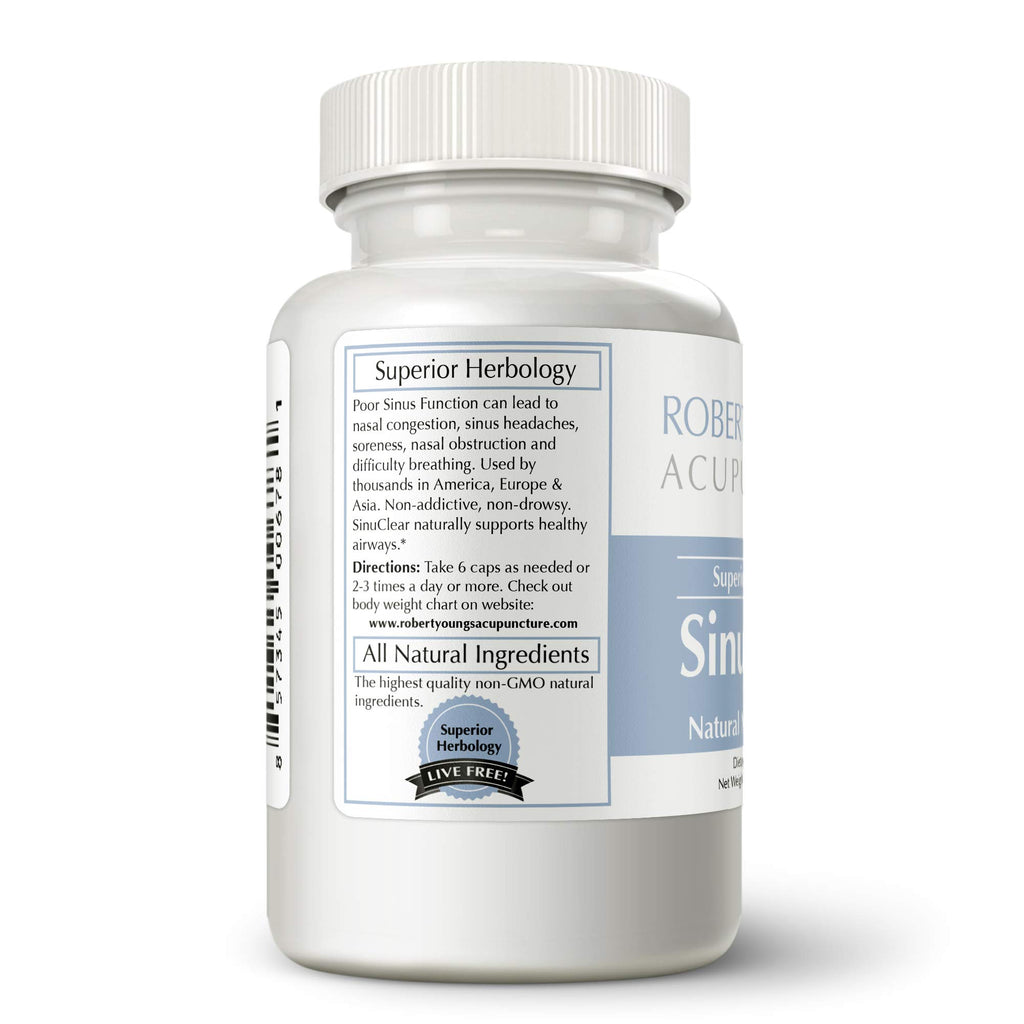 Natural sinus support with blended vitamins