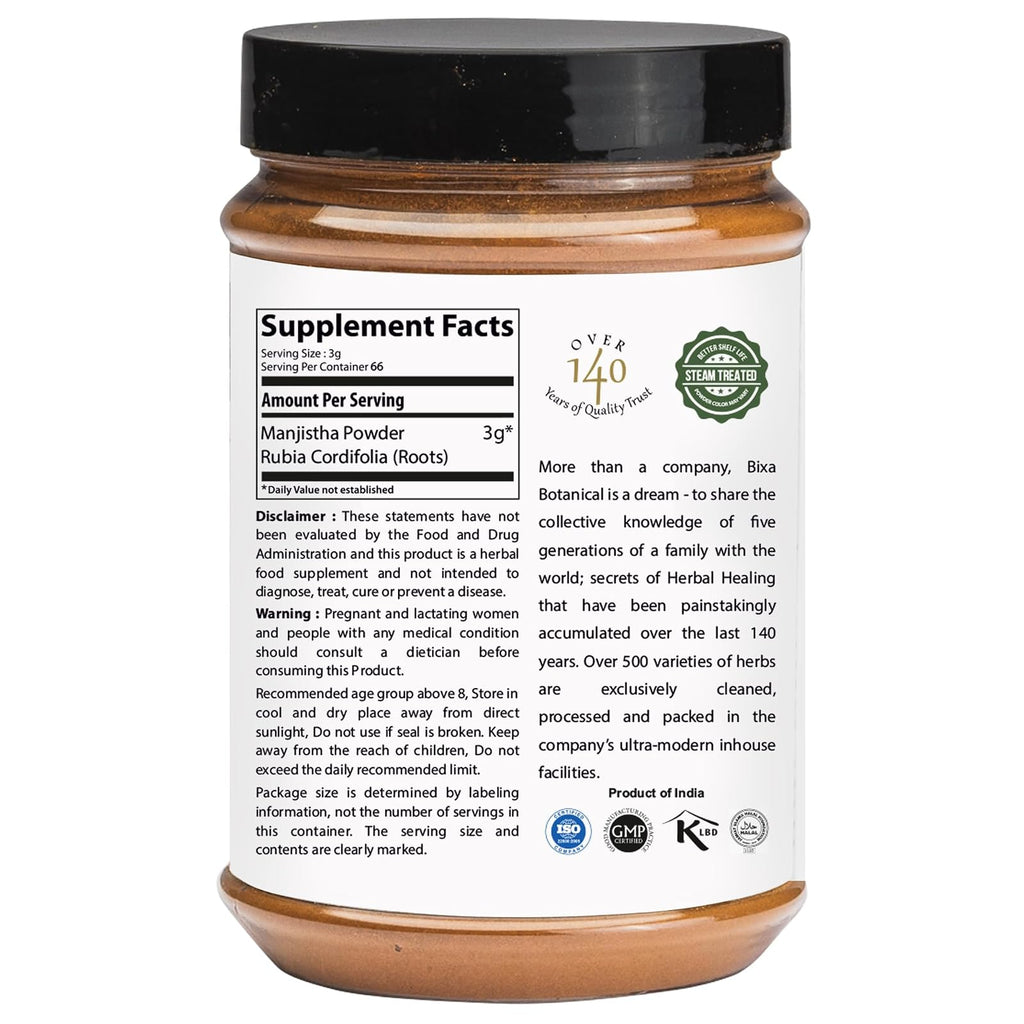 natural skin care Manjistha Powder
