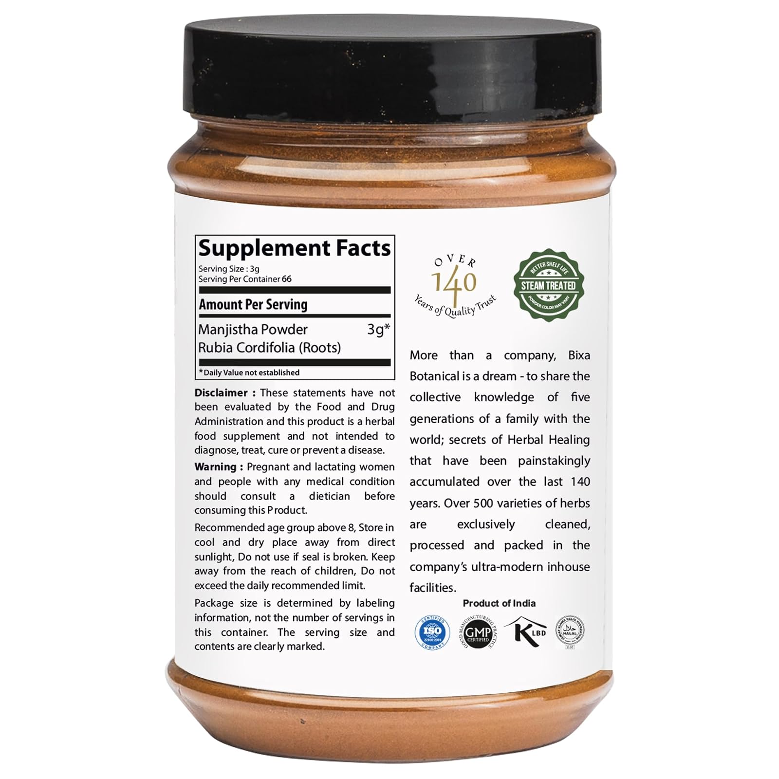 natural skin care Manjistha Powder