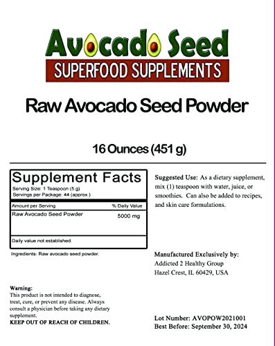 natural skin care with avocado powder