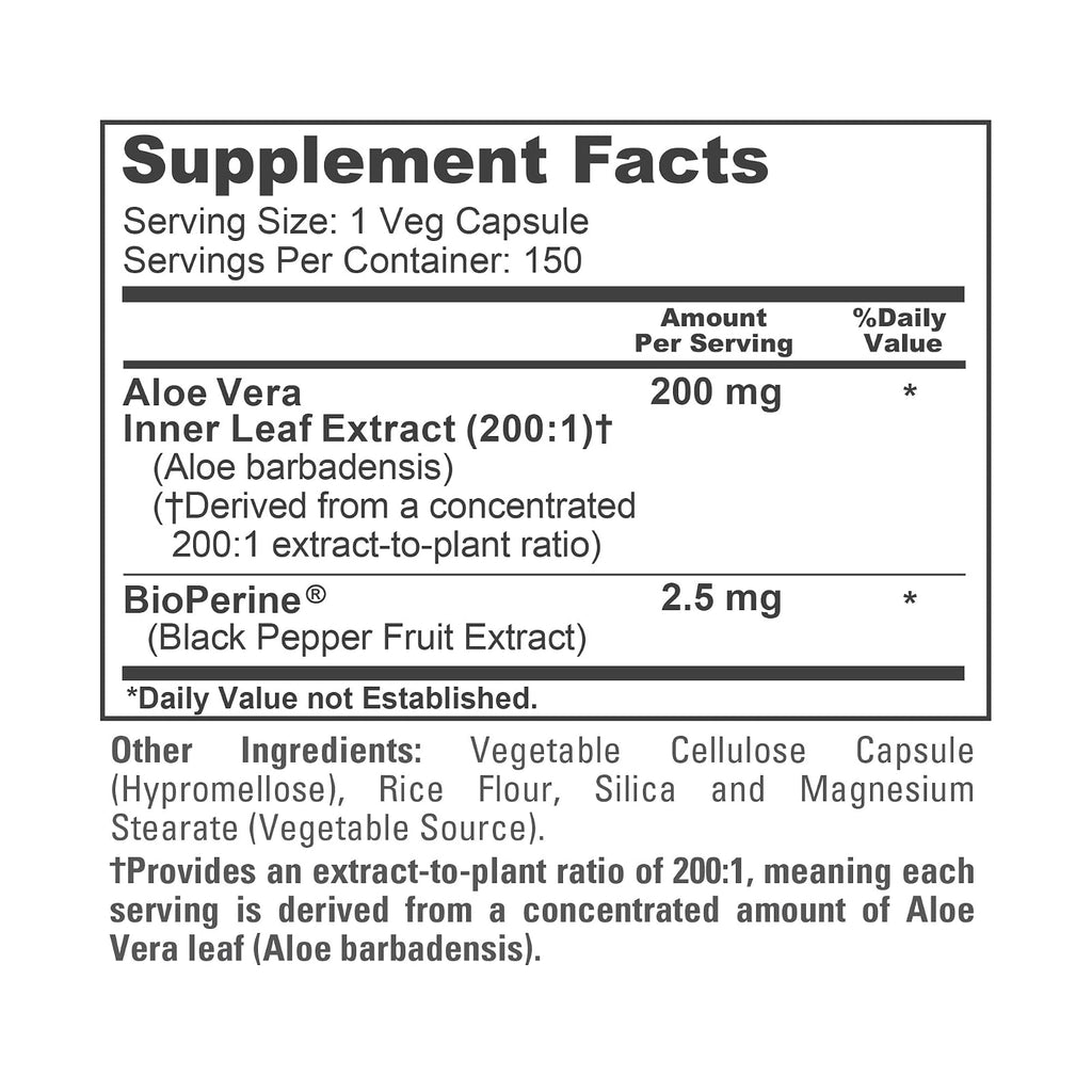 Natural skin support with Aloe Vera