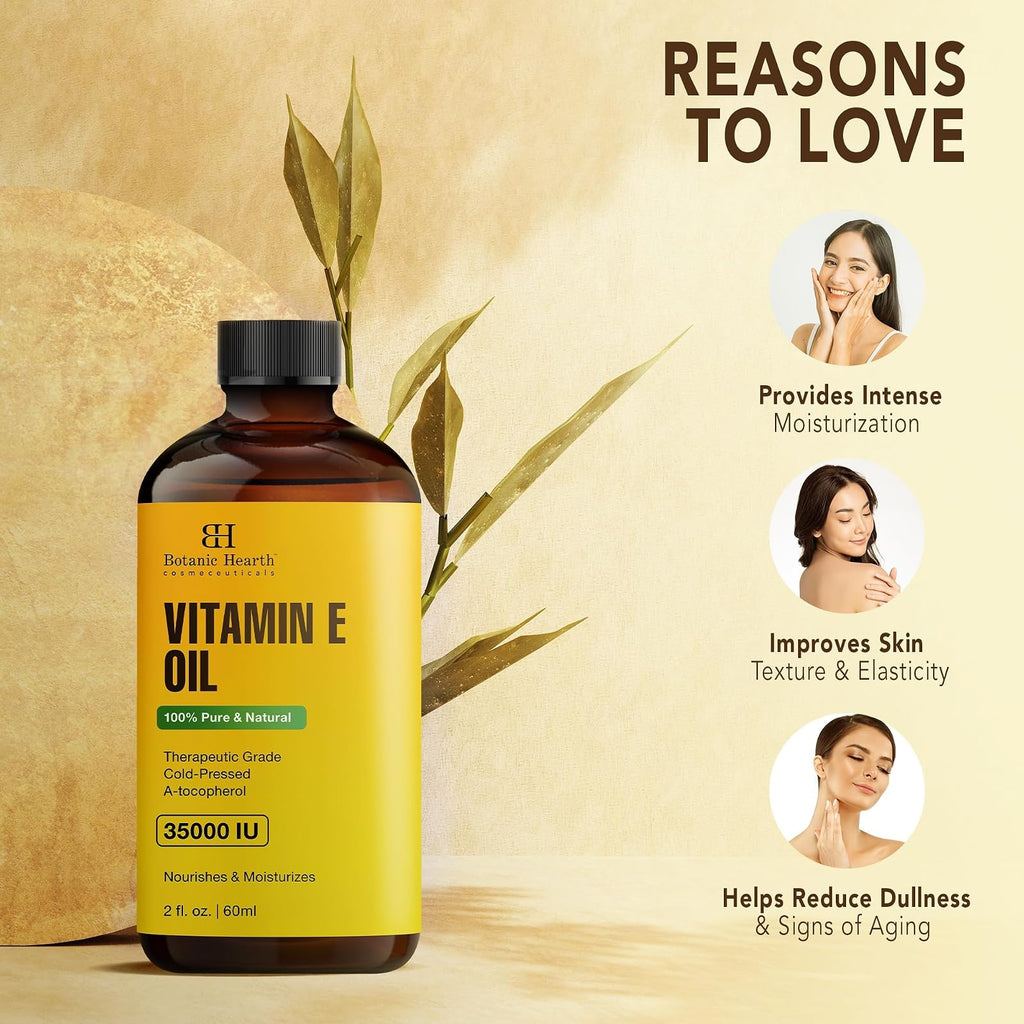 Natural skin support with Vitamin E