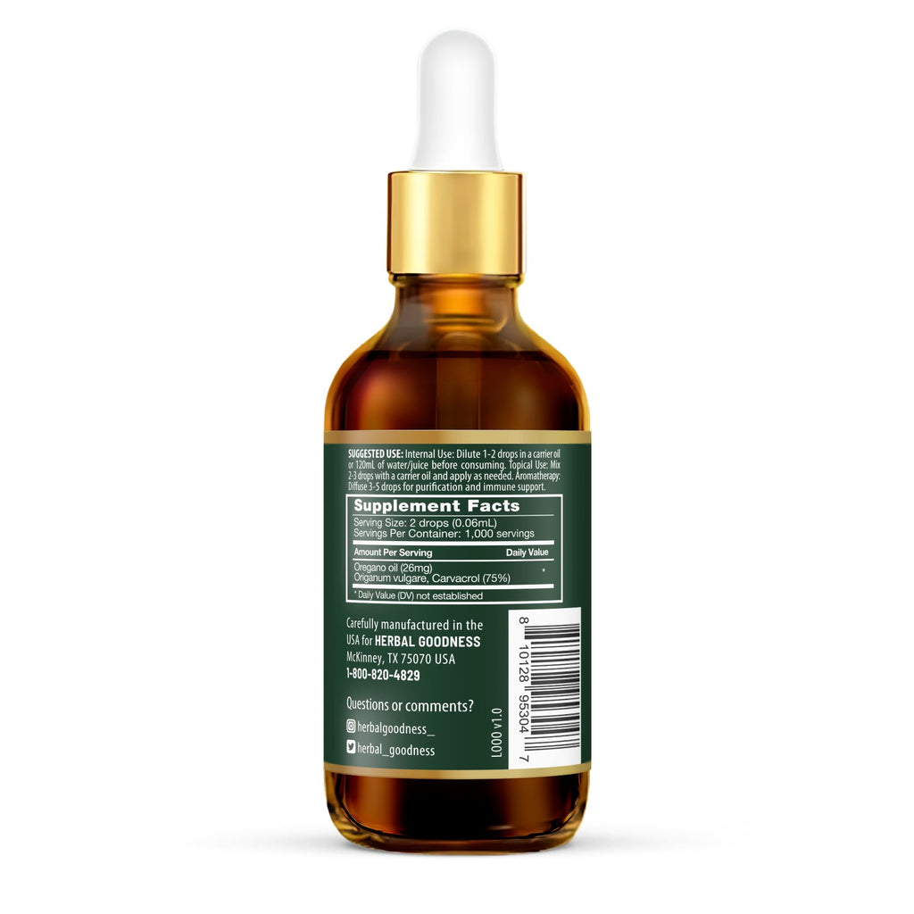 Natural skincare with oregano oil