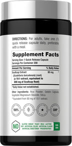 natural skullcap supplement for relaxation