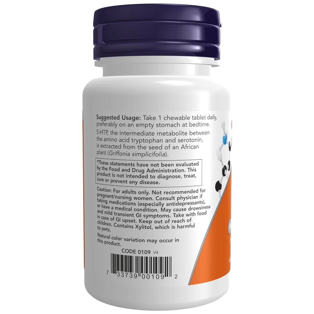 Natural sleep aid 5-HTP chewables