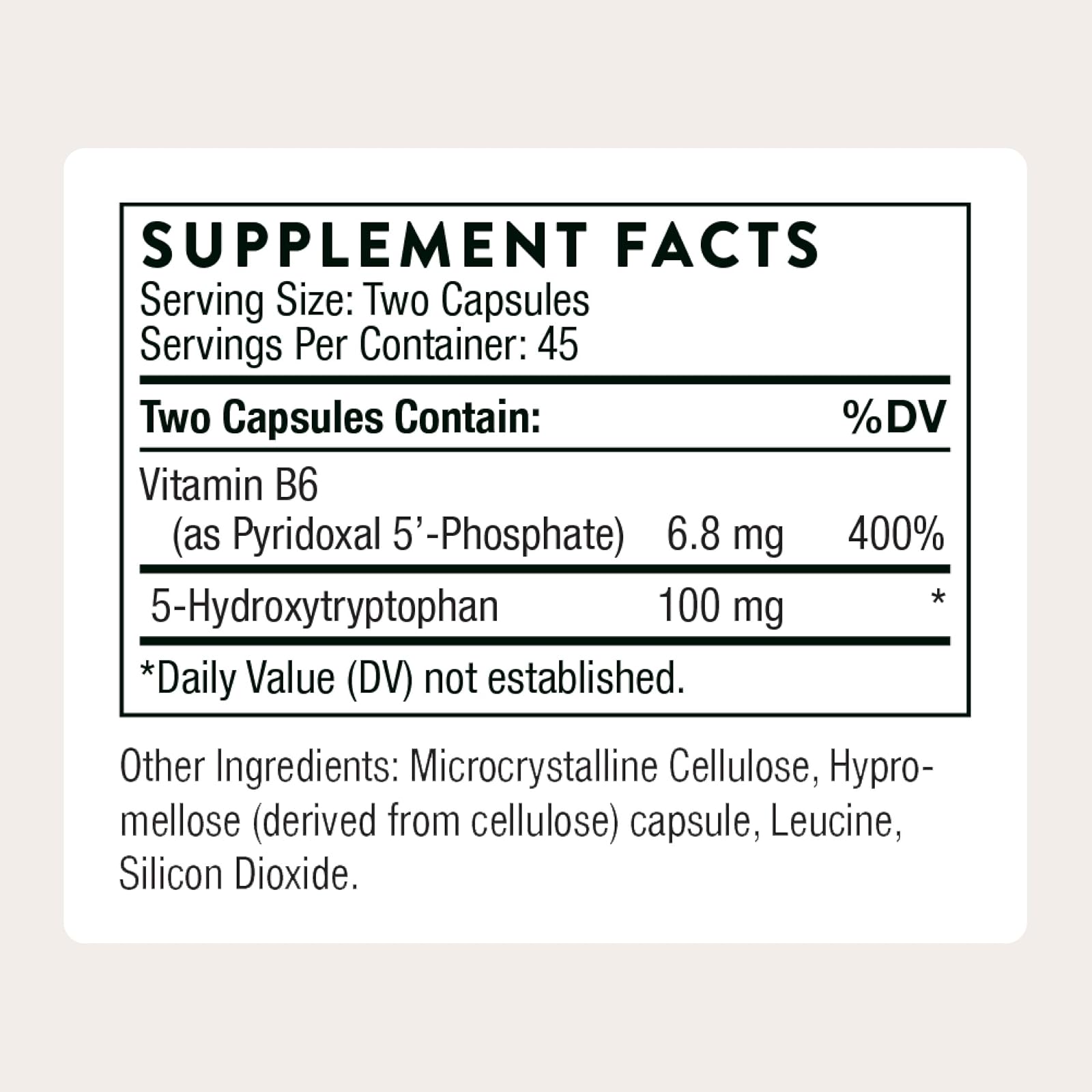 natural sleep aid 5-HTP supplement