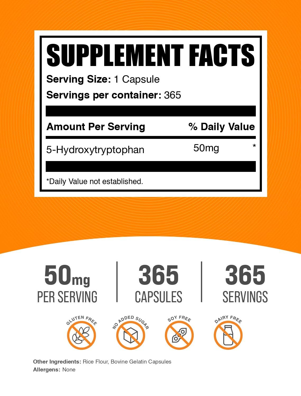 natural sleep aid 5-HTP supplement