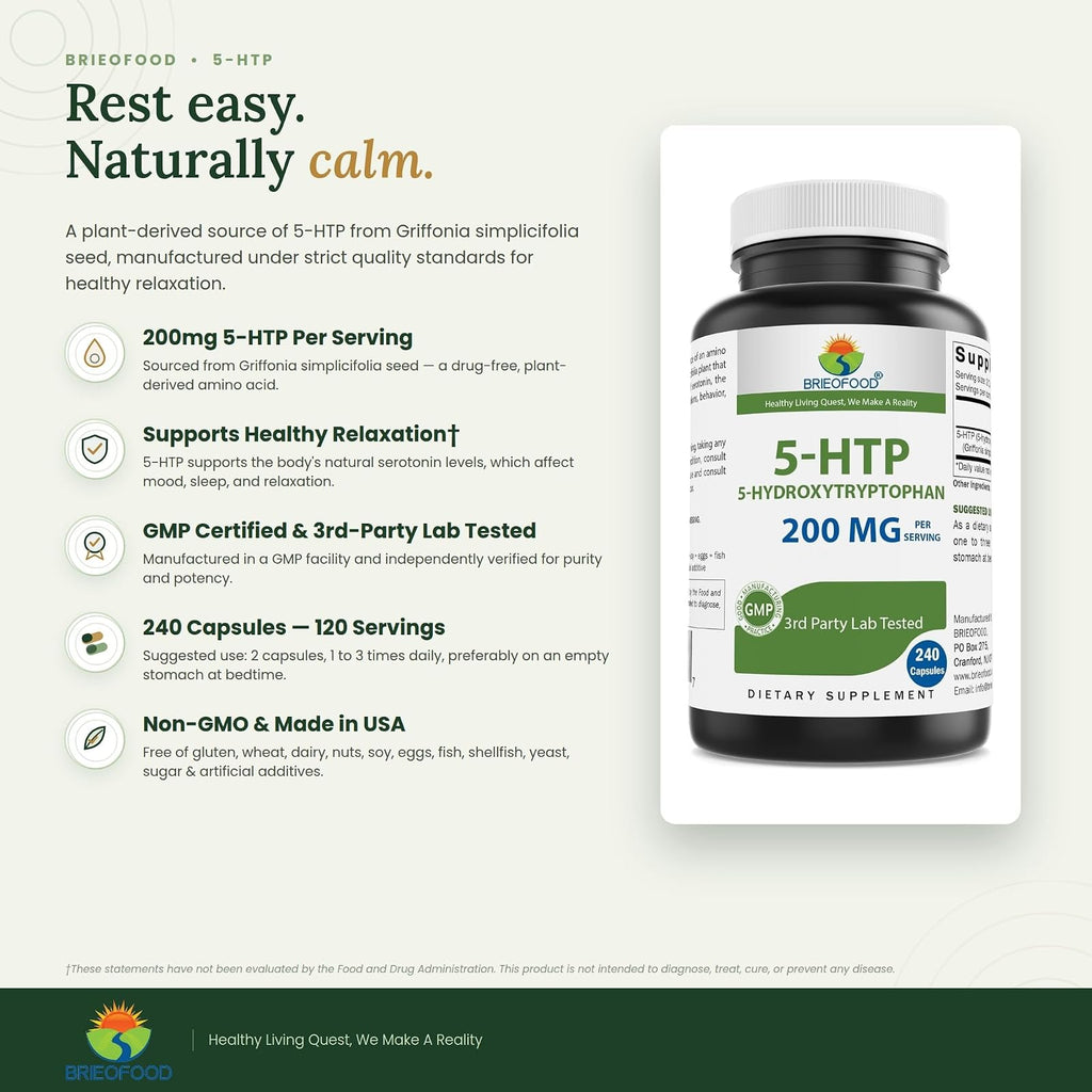 natural sleep aid 5-HTP supplement