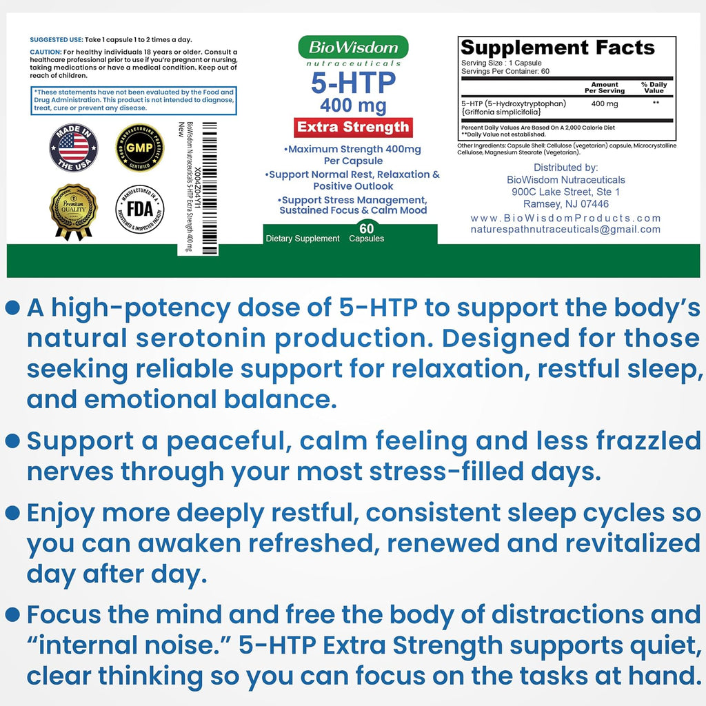 natural sleep aid 5-HTP supplement