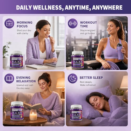 Natural sleep aid Ashwagandha gummies