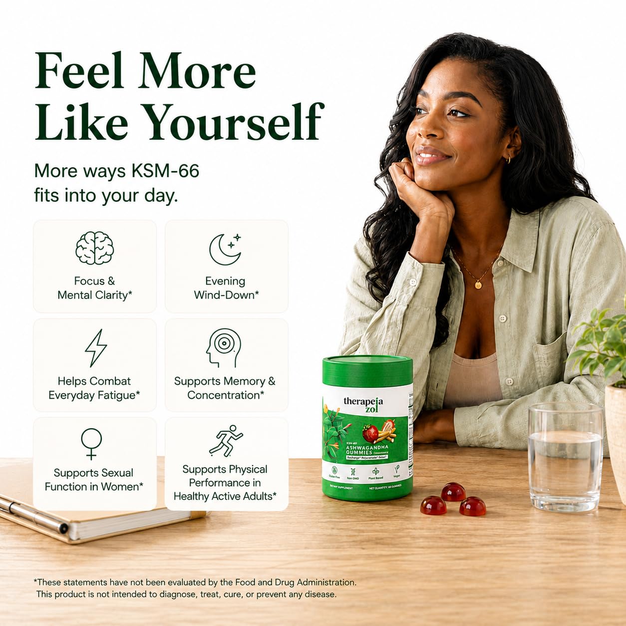 Natural sleep aid Ashwagandha gummies
