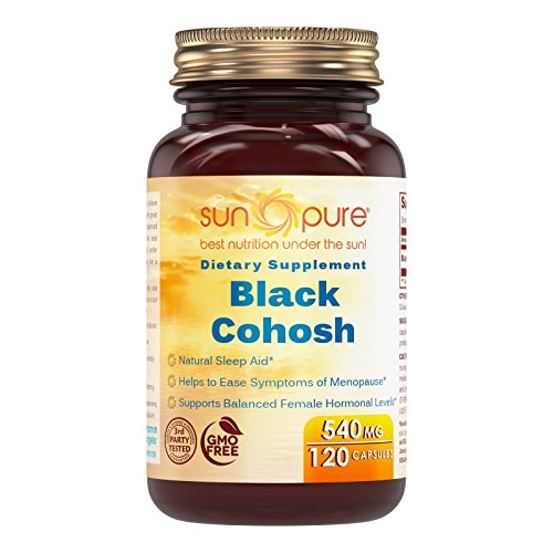 natural sleep aid black cohosh supplement