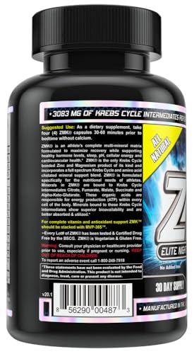 Natural sleep aid blended vitamin & mineral supplements