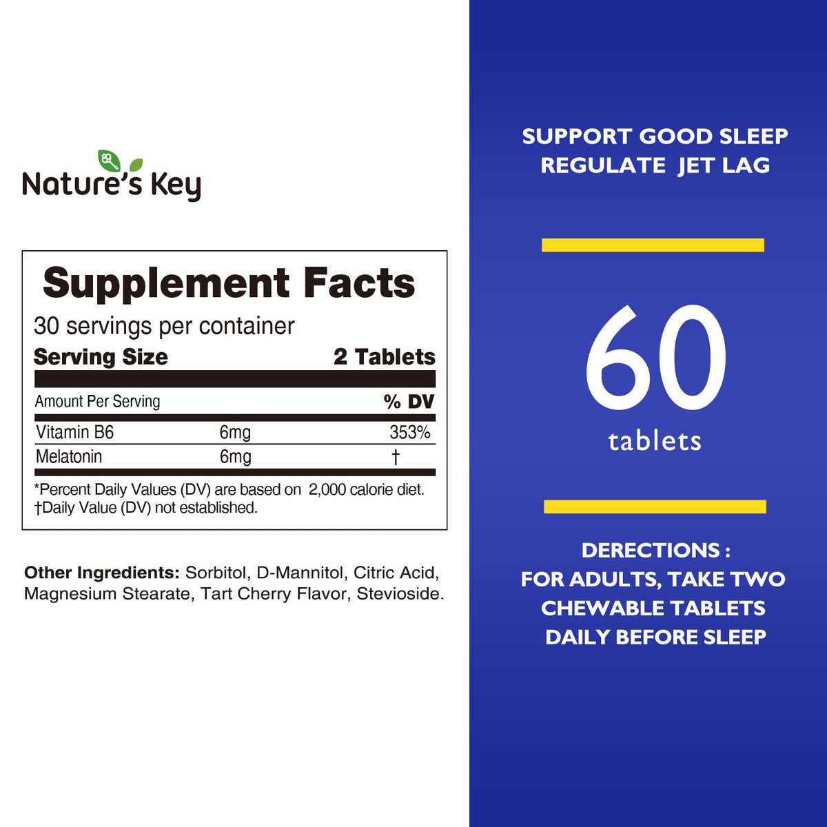 natural sleep aid chewable tablets