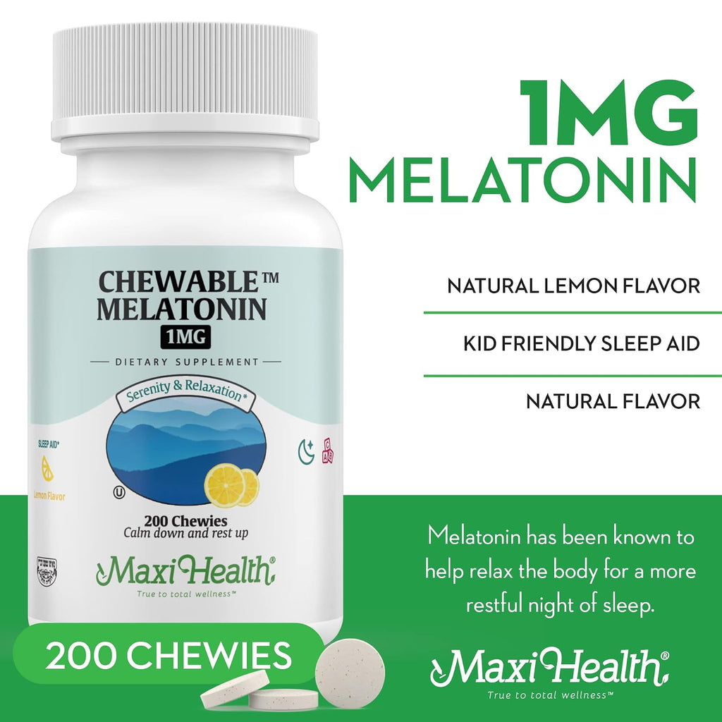 natural sleep aid chewable tablets