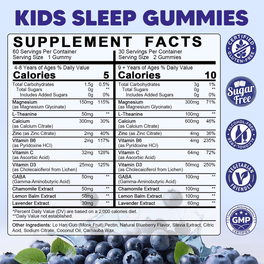natural sleep aid gummies for children