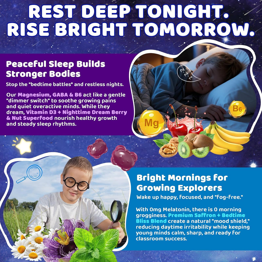 Natural sleep aid gummies for kids