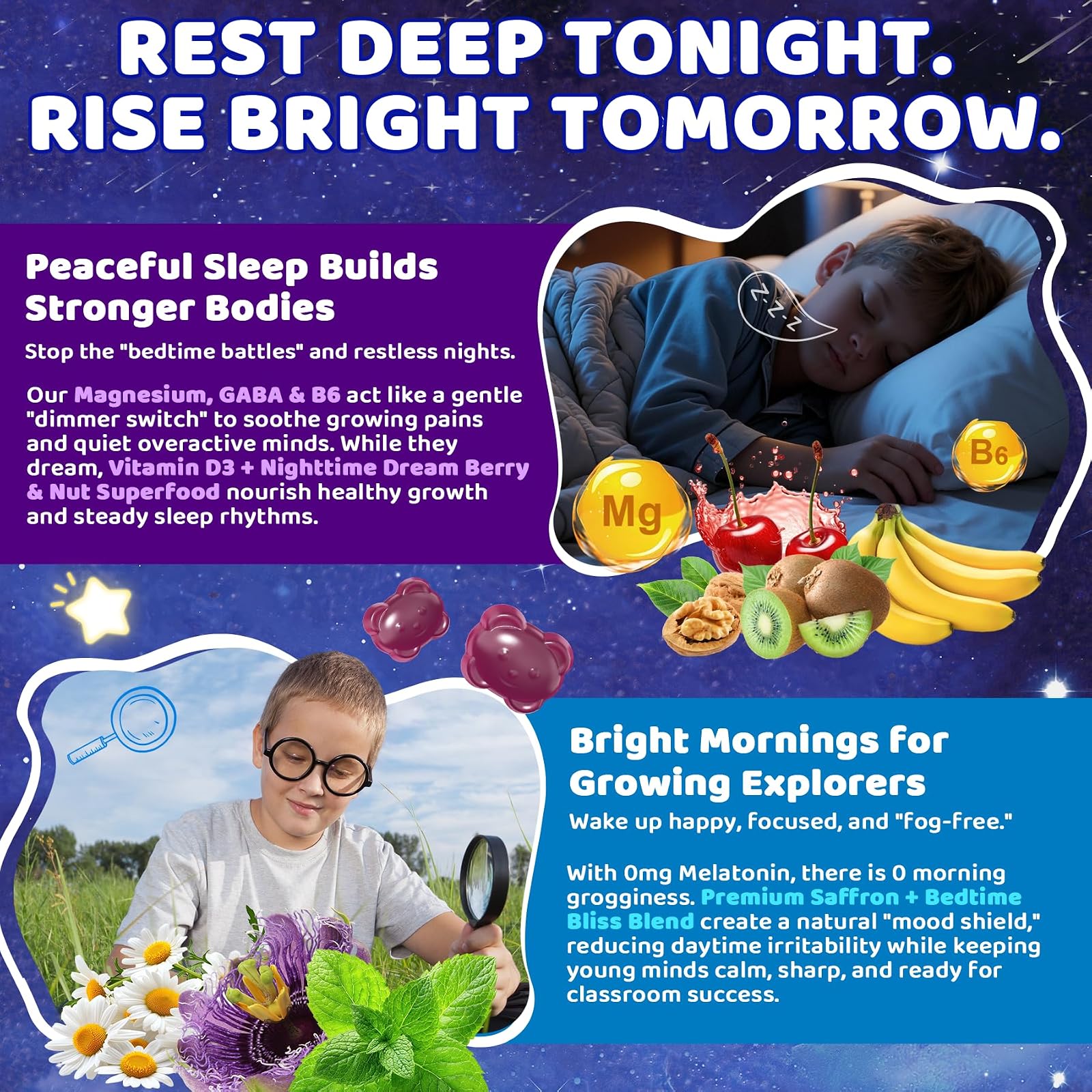 Natural sleep aid gummies for kids