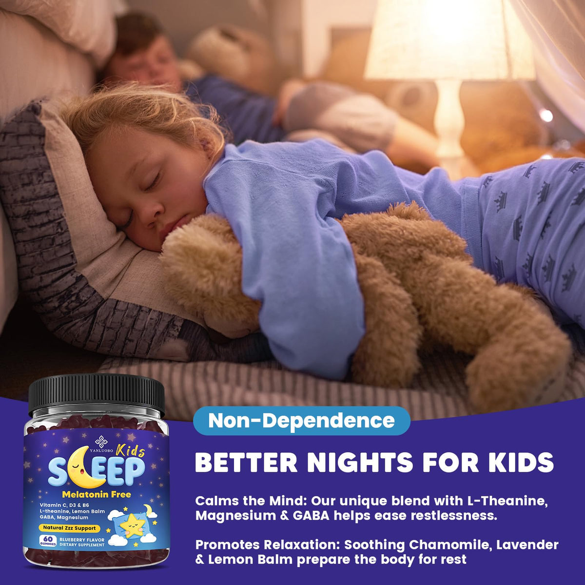 Natural sleep aid gummies for kids