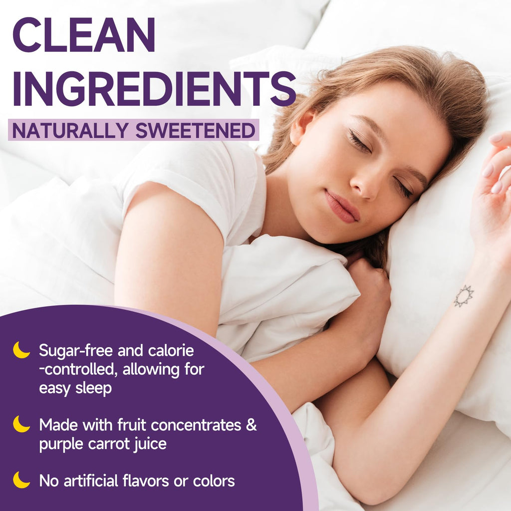 Natural sleep aid gummies for relaxation