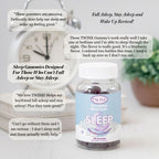 Natural sleep aid gummies for relaxation
