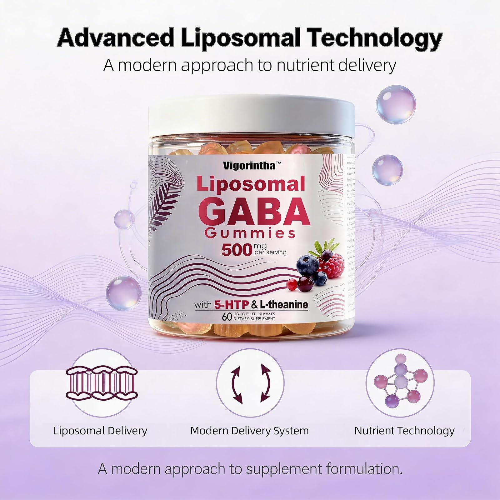 Natural sleep aid gummy vitamins