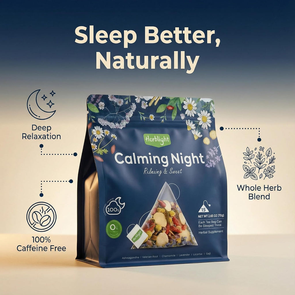 Natural sleep aid herbal tea