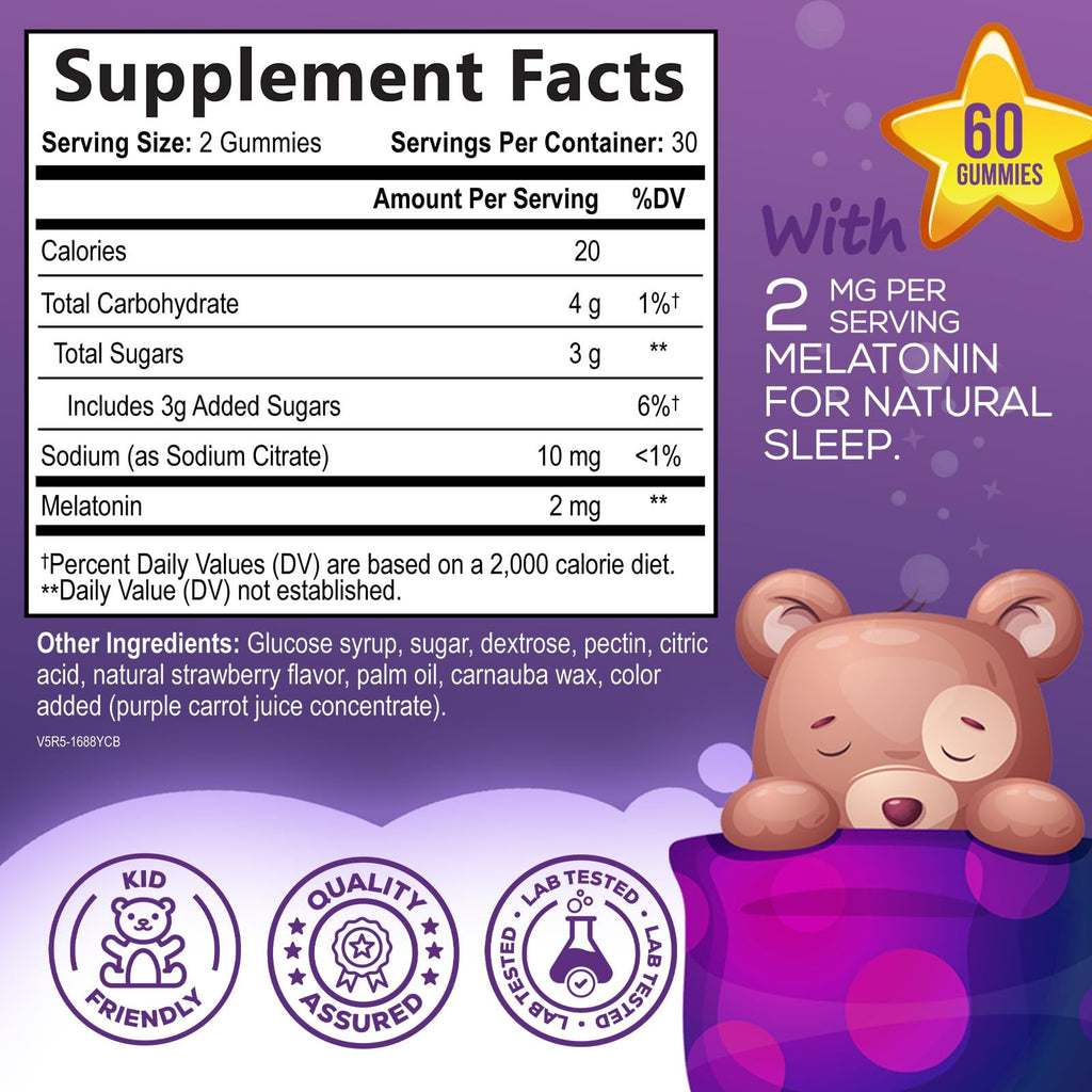 natural sleep aid kids gummies
