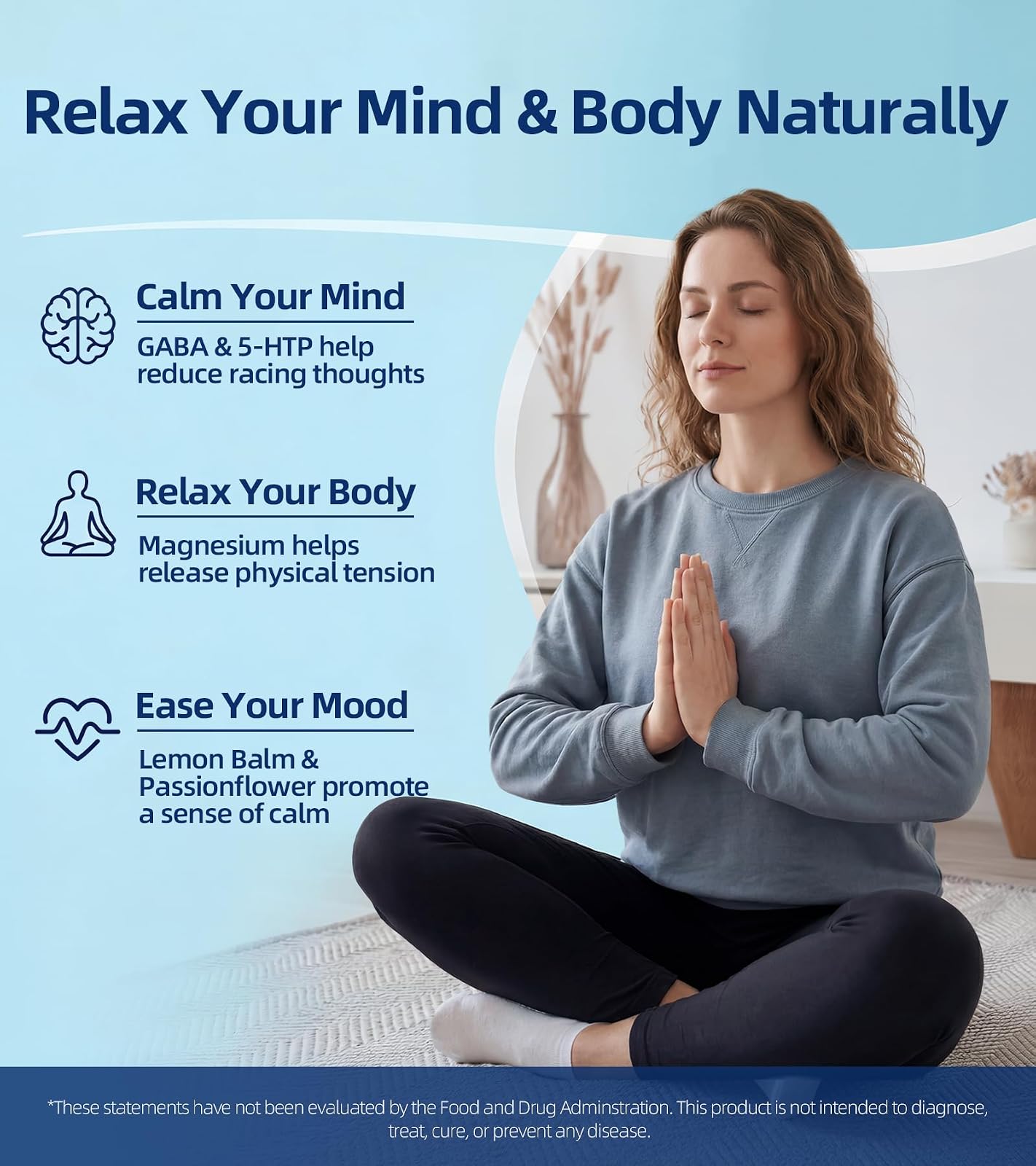 Natural sleep aid L-Theanine gummies