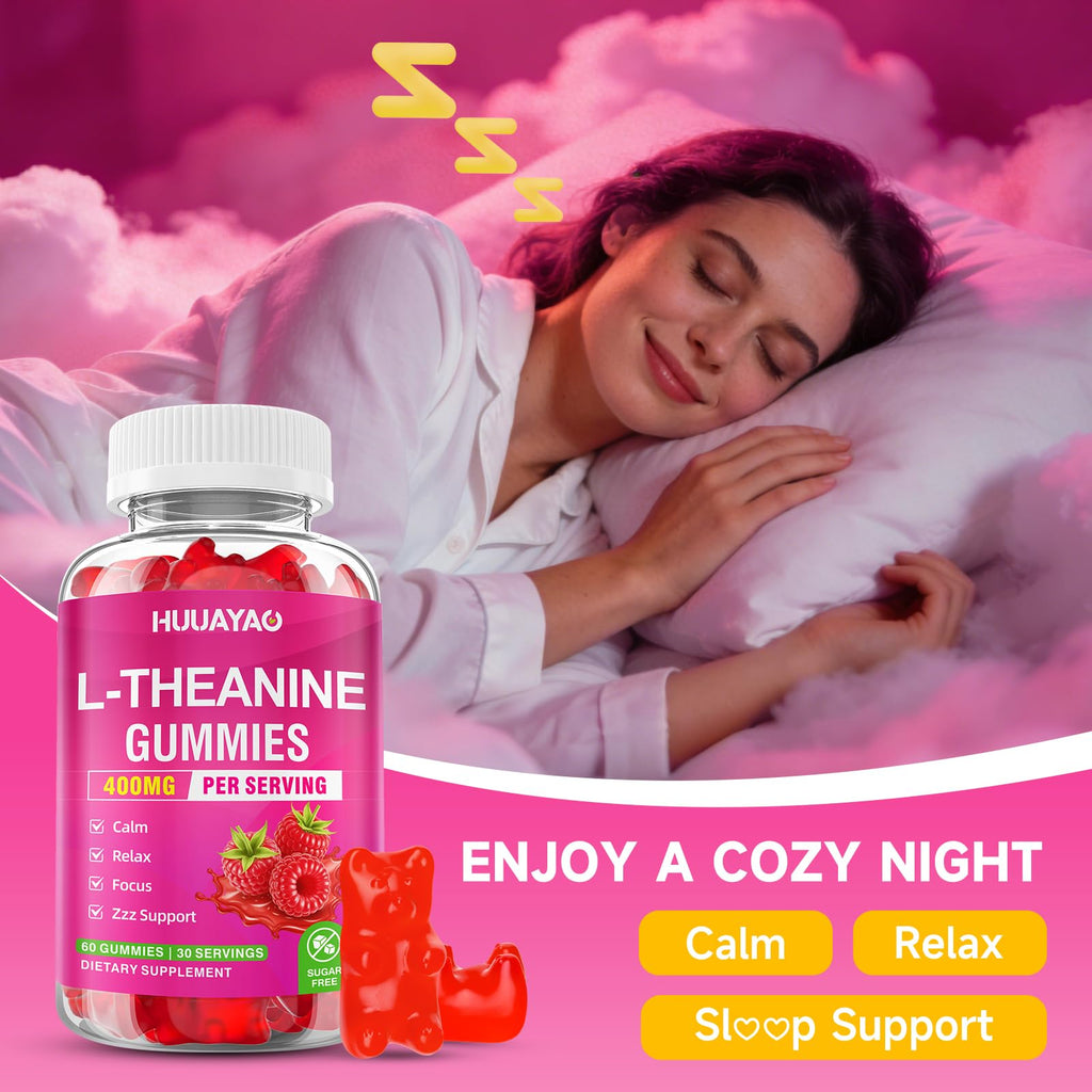 Natural sleep aid L-Theanine gummies