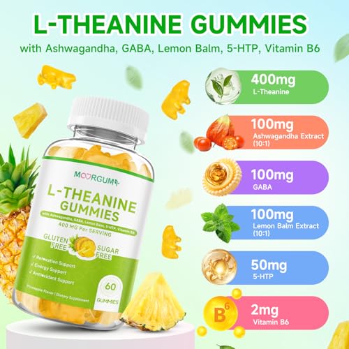 Natural sleep aid L-Theanine gummies