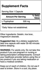 natural sleep aid L-Tryptophan