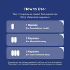 Natural sleep aid Magnesium Bisglycinate